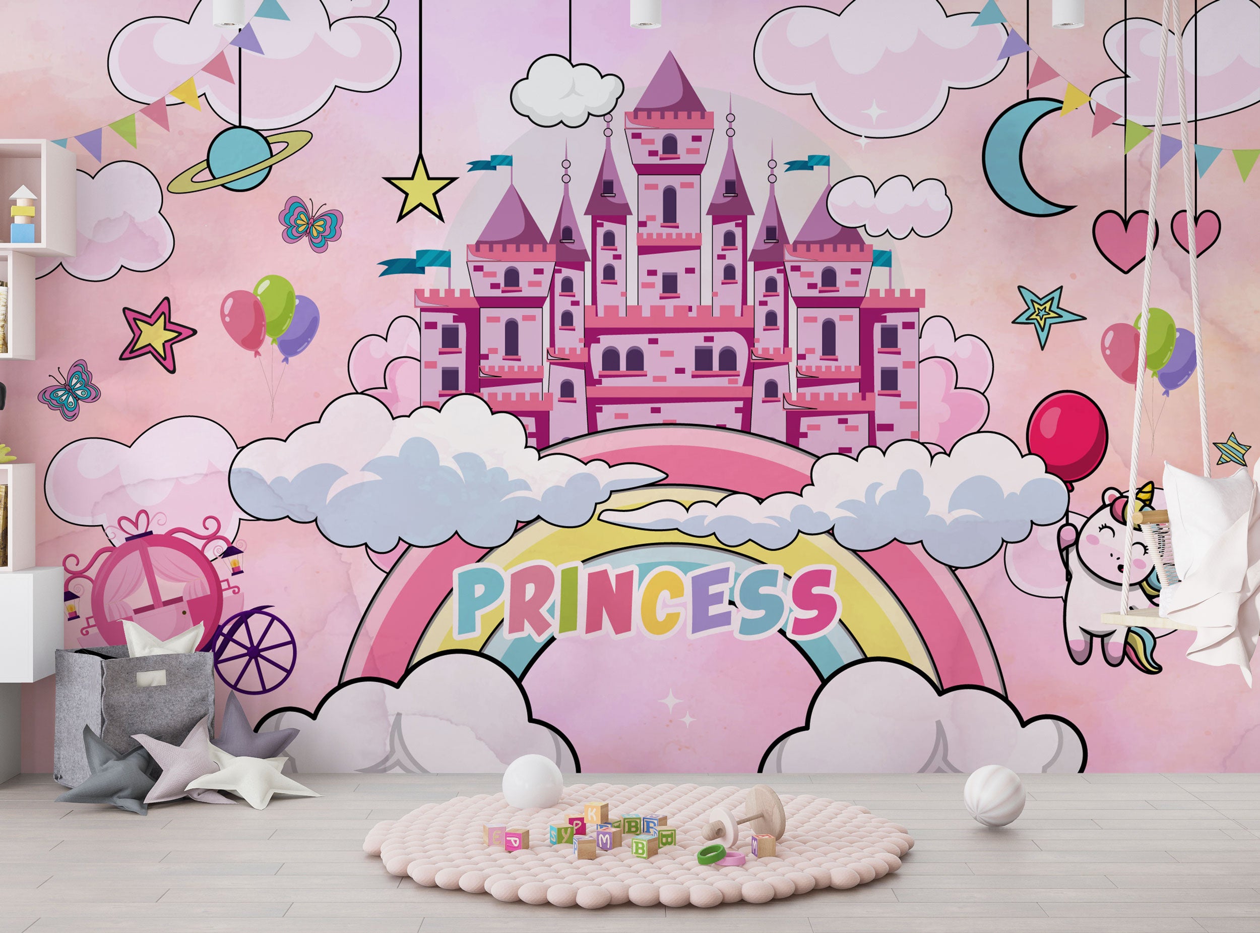 Princess Castle Boy Wallpaper | Luzen&Co