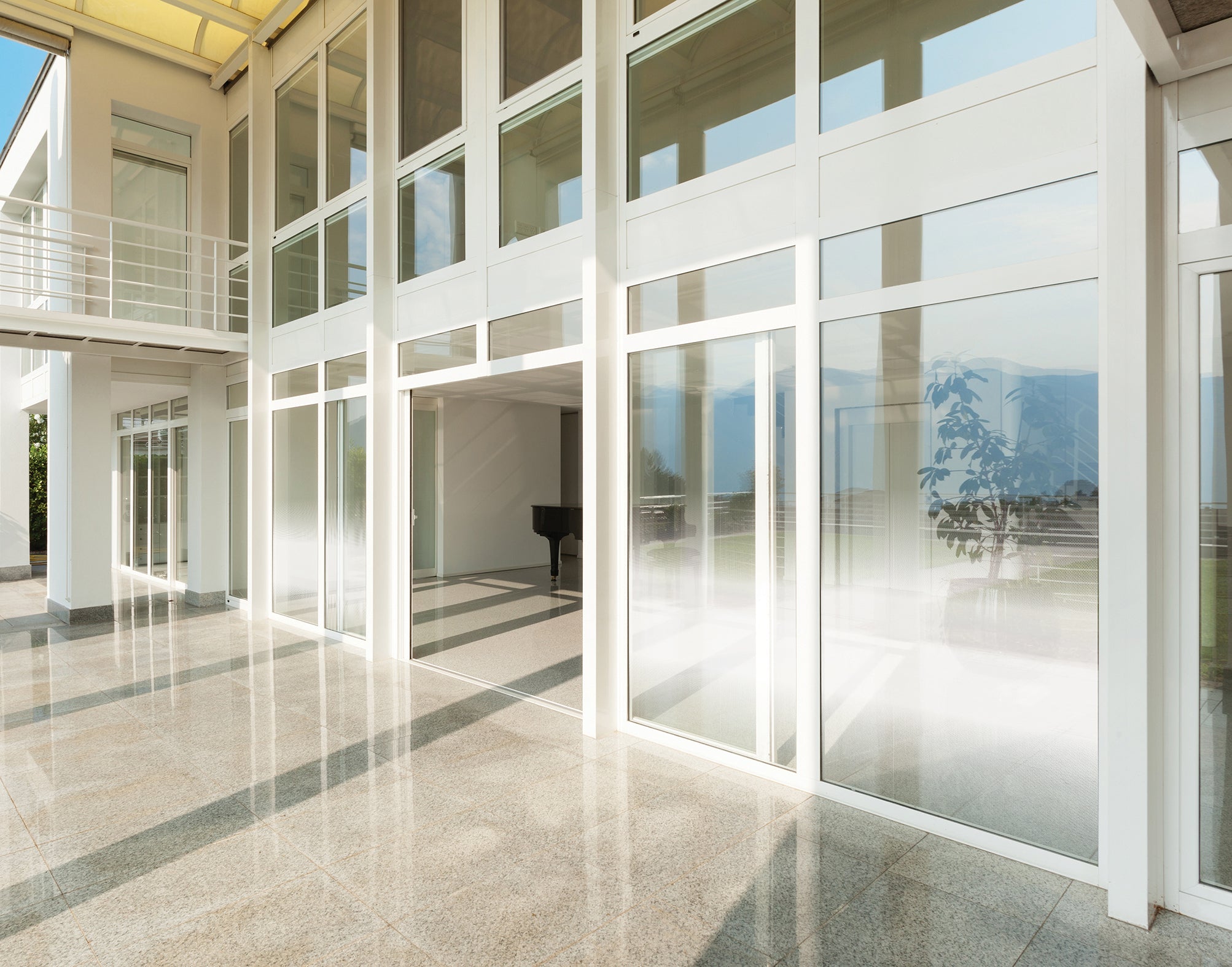 Centre Gradation Decorative Privacy Window Film