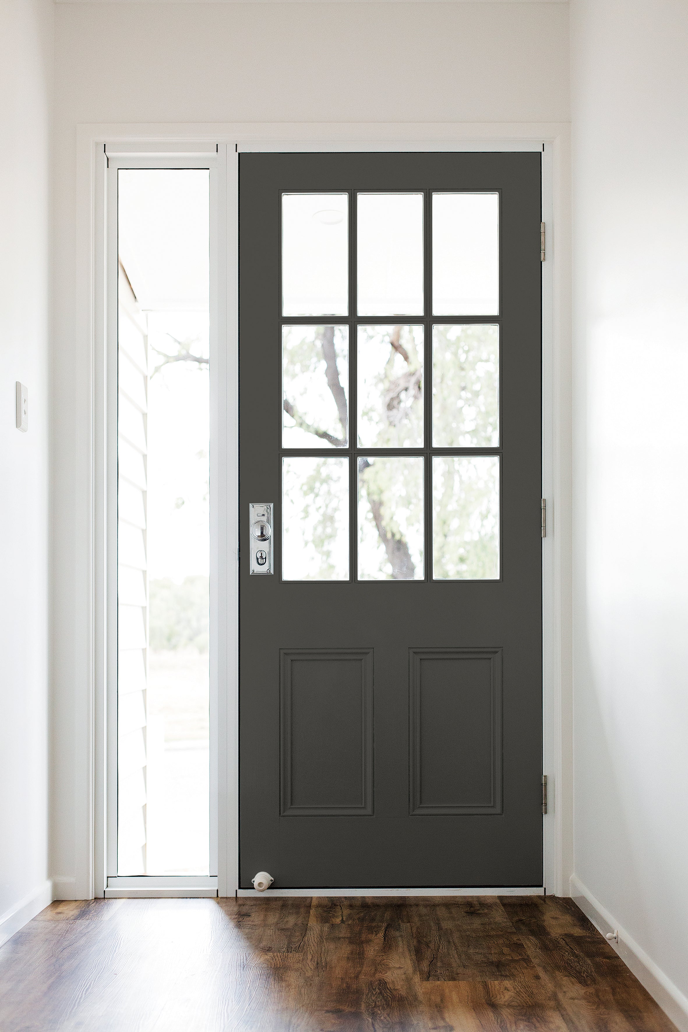 Premium Plain Dark sepia Grey Self Adhesive Wallpaper Peel and stick v