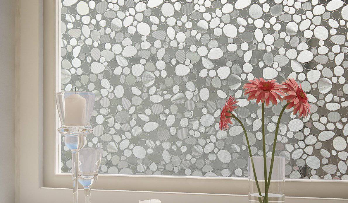 Pebble Static Cling Decorative Window Film | Luzen&Co