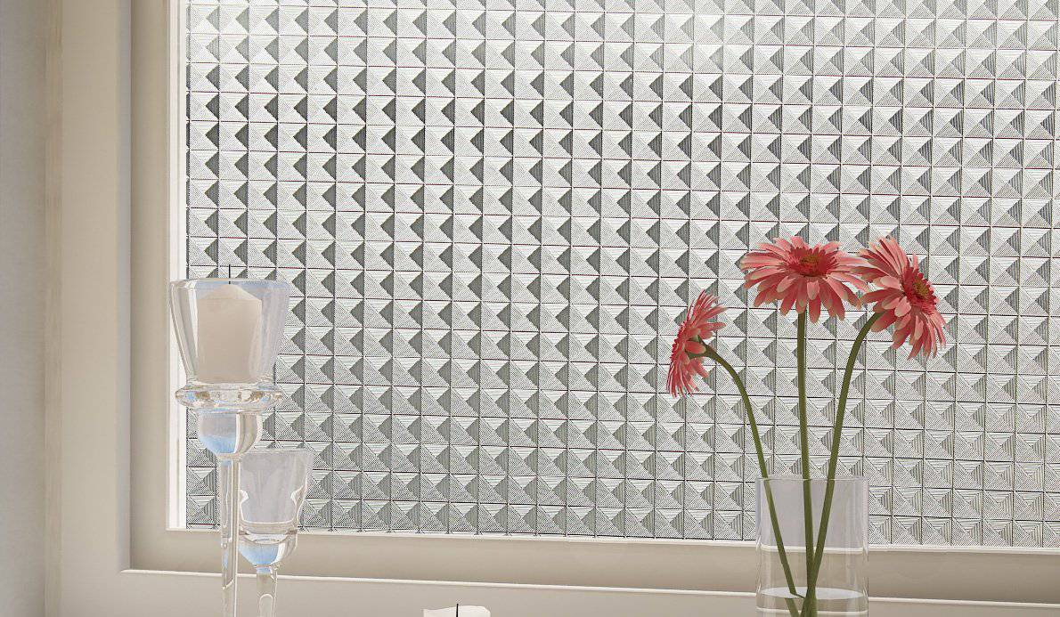 Pyramids Static Cling Privacy Window Film | Luzen&Co