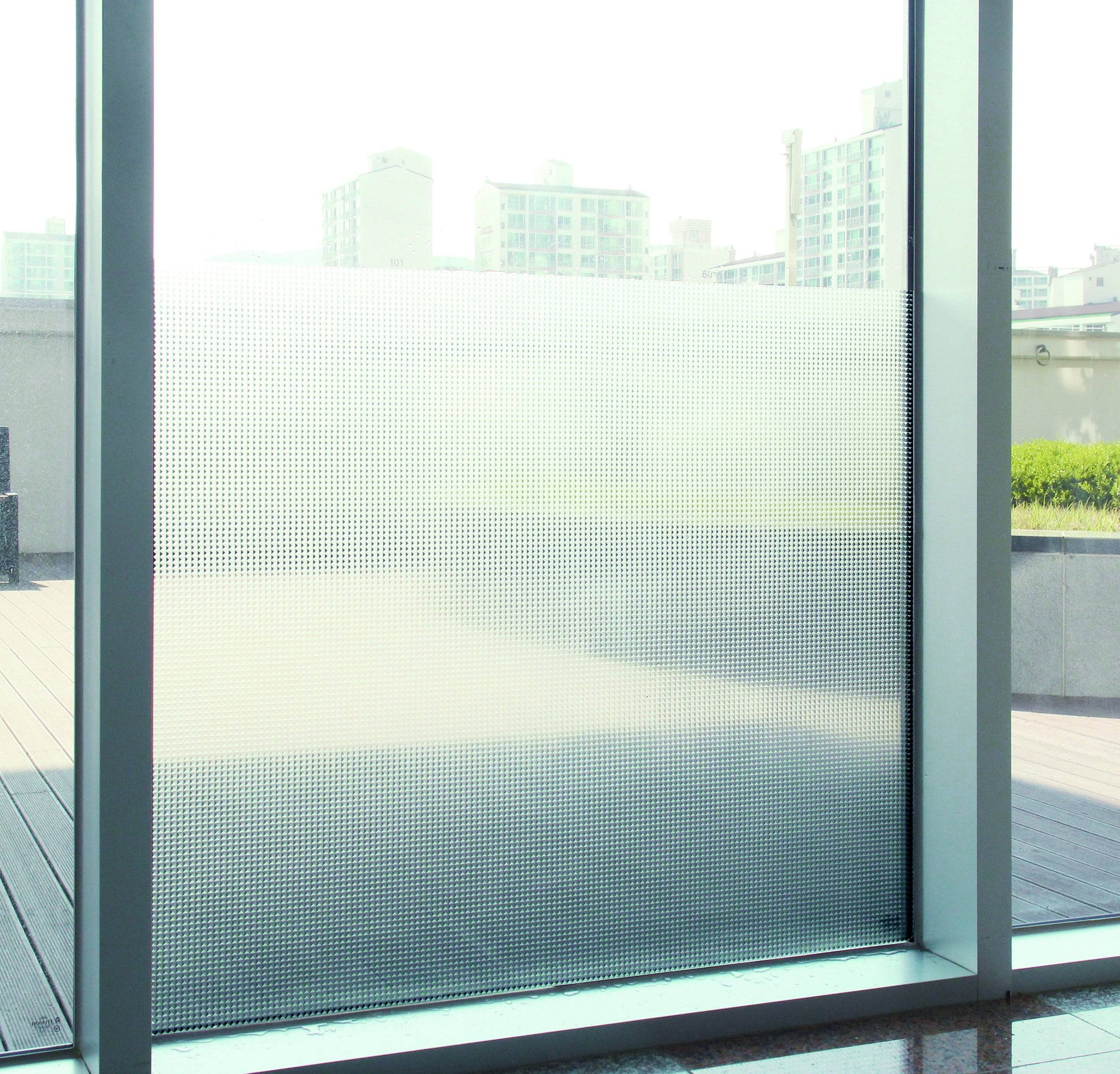 Pyramids Static Cling Privacy Window Film | Luzen&Co