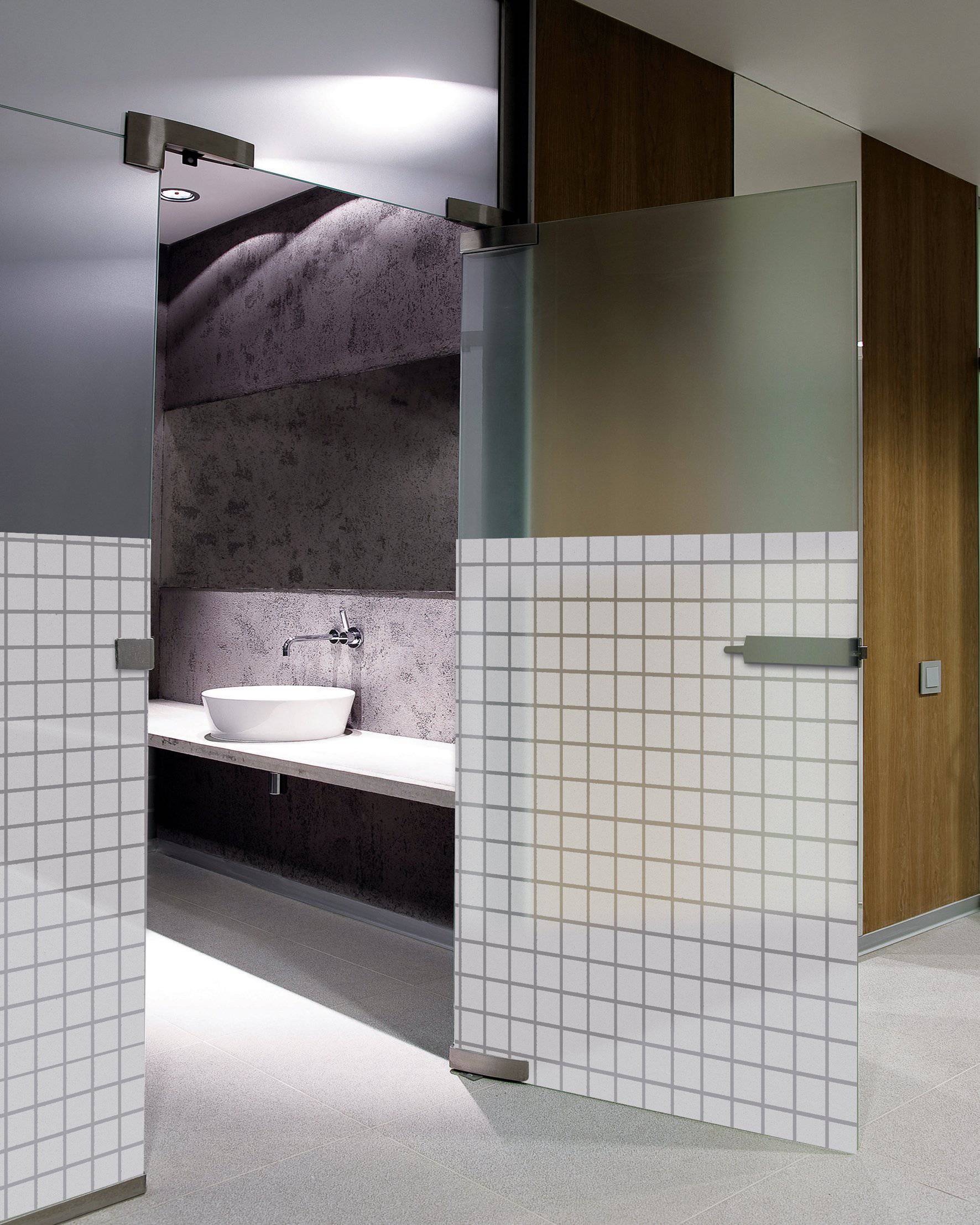 Small Square Decorative Static Cling Window Film | Luzen&Co